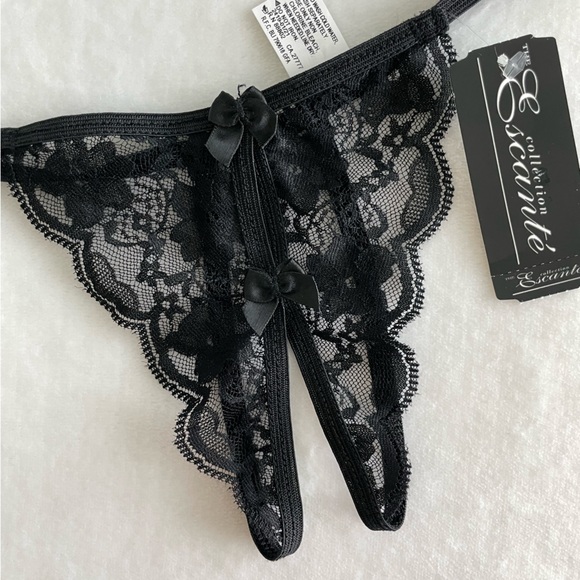 Yandy | Intimates & Sleepwear | New Black Lace Lingerie Panty | Poshmark